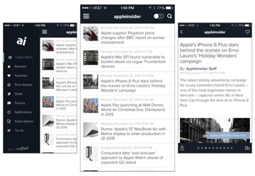 AppleInsider's updated iOS app features faster image loading, improved ...