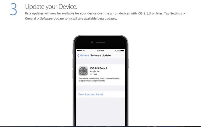 Apple launches iOS 8.3 public beta | AppleInsider