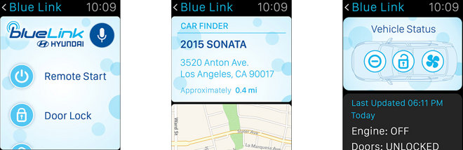 Hyundai Blue Link comes to Apple Watch with remote car controls ...