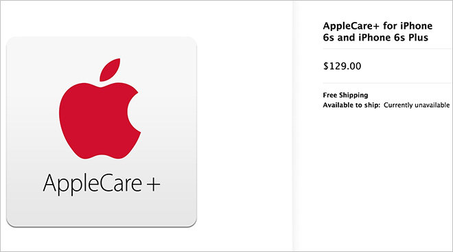 Apple ups AppleCare+ pricing for iPhone 6s, launches preorder ...