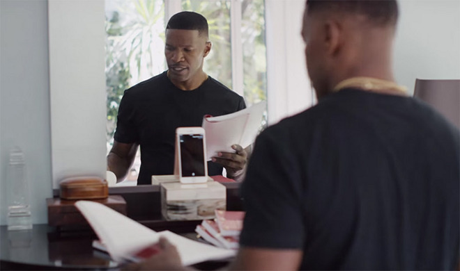 Apple enlists A-lister Jamie Foxx, NBA star Steph Curry to tout iPhone ...