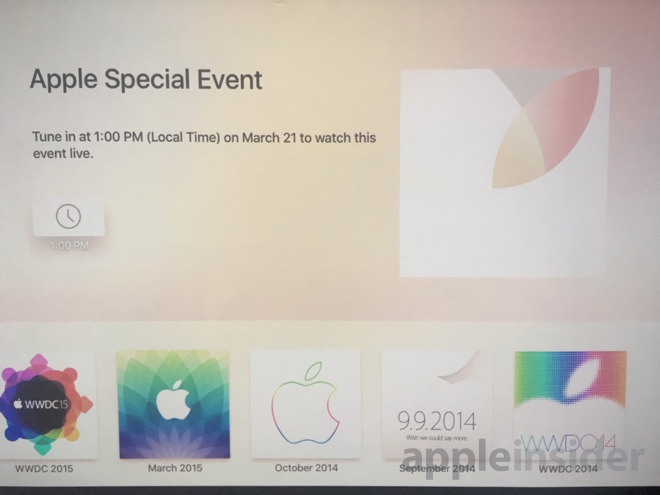 Official 'Apple Events' app launches on tvOS App Store ahead of 'Let us ...