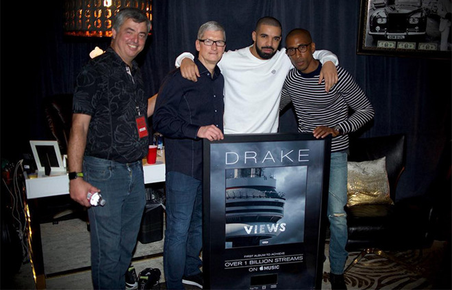 Drake's 'Views' exceeds 1B streams on Apple Music | AppleInsider