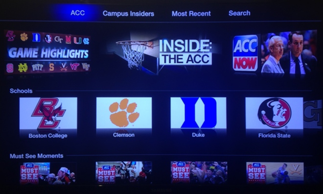 ACC Sports joins Apple TV channel lineup with game highlights, insider ...