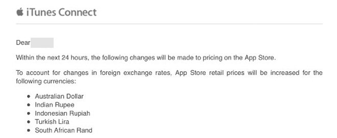 Apple raises international App Store prices to adjust for exchange ...