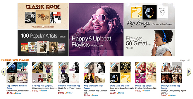 Amazon launches free 'Prime Music' streaming service for Prime members ...