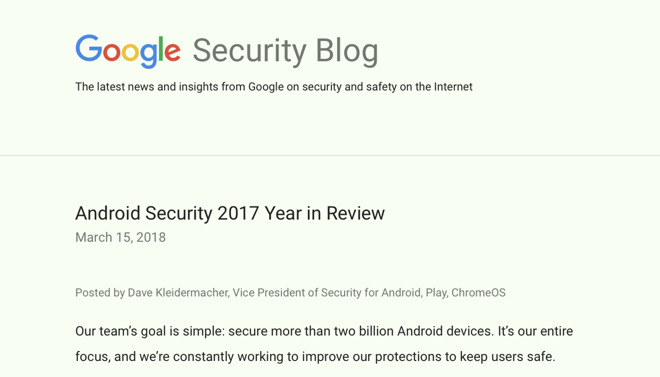 Google claims Android is "as safe as the competition" despite its ...