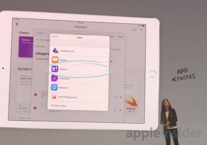 Apple S Schoolwork App And Classkit Api Let Teachers Deliver Assignments Via The Cloud Classroom