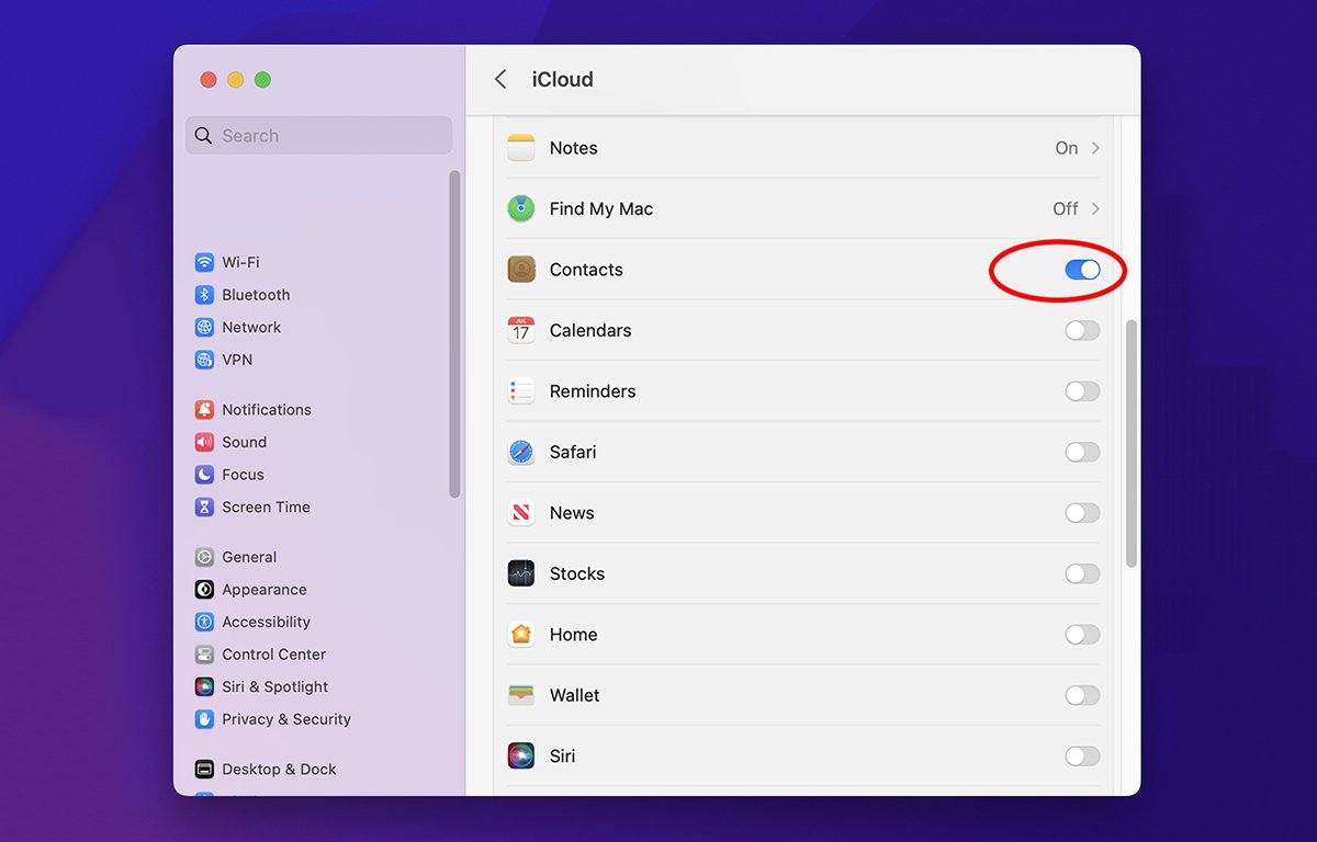 How To Back Up Contacts On Mac