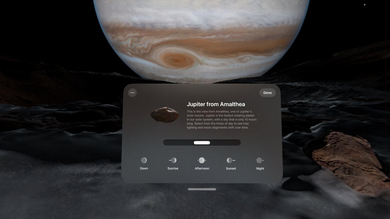 Visit Jupiter and control space and time with visionOS 26