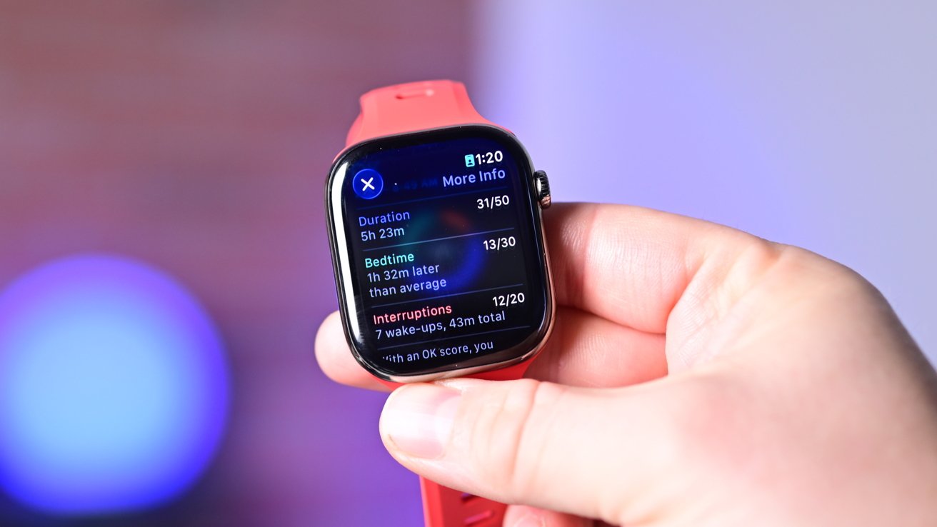 How Sleep Score works on Apple Watch with watchOS 26
