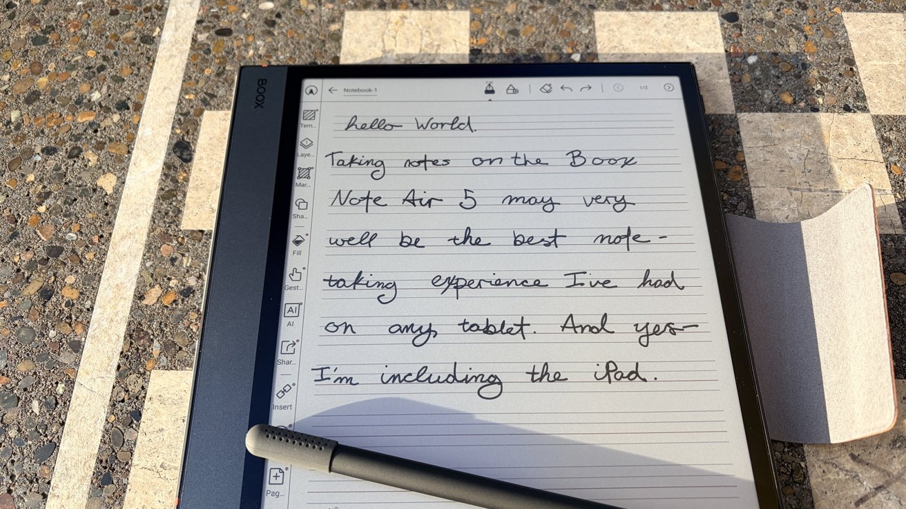 Boox Note Air 5 C review: An already good e-ink reader made a little ...
