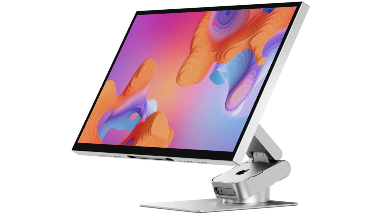 Dock Your M4 Mac mini into this 32-inch touchscreen monitor