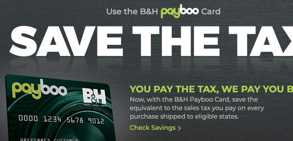B&H Payboo Card | How the Credit Card Works to Save the Tax